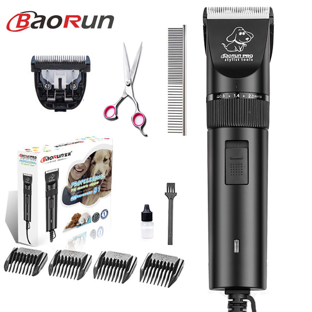 Baorun S1 High Power Dog Hair Cutter Professional Electric Pet Cat ...