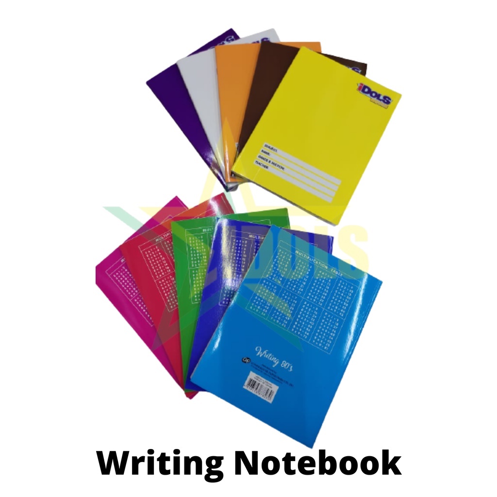 Writing notebook (Assorted single color notebook) | Shopee Philippines