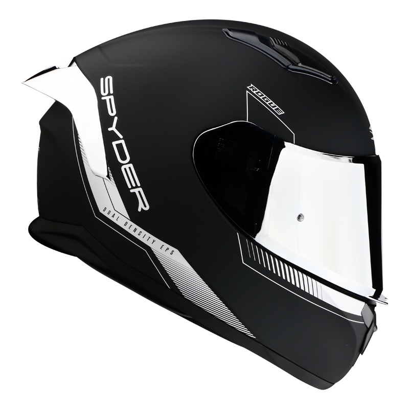 Spyder Full Face Helmet with Dual Visor ROGUE PD SOB+ (FREE Clear Visor ...
