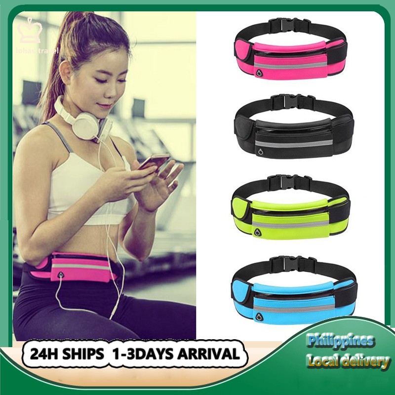Jogging Bag Fanny Pack Waterproof Sport Waist Running Belt Marathon ...