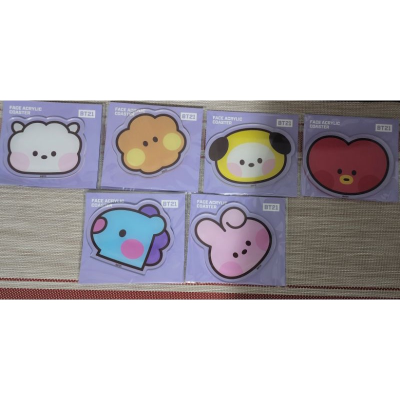 Onhand BT21 Acrylic Coaster | Shopee Philippines