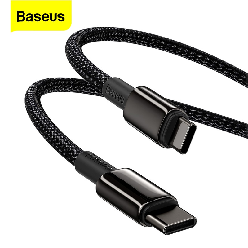 Baseus 100W USB C To Type C Fast Charging Data PD For MacBook Pad Cable ...