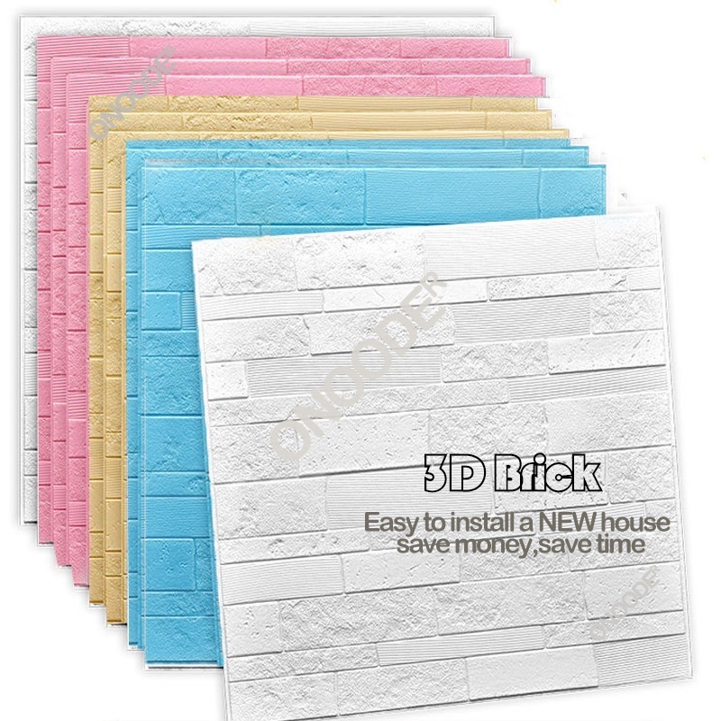 Foam 3D Wallpaper Design Wall Decor Sticker Wall Paper Adhesive Wall ...