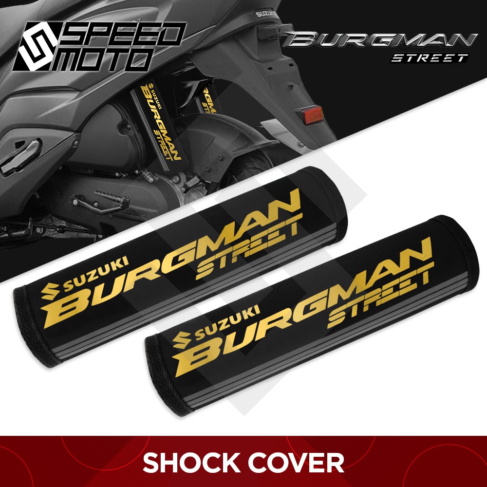 MOKOTO SUZUKI BURGMAN SHOCK COVER V2 WATERPROOF WITH REFLECTORIZE FOR ...