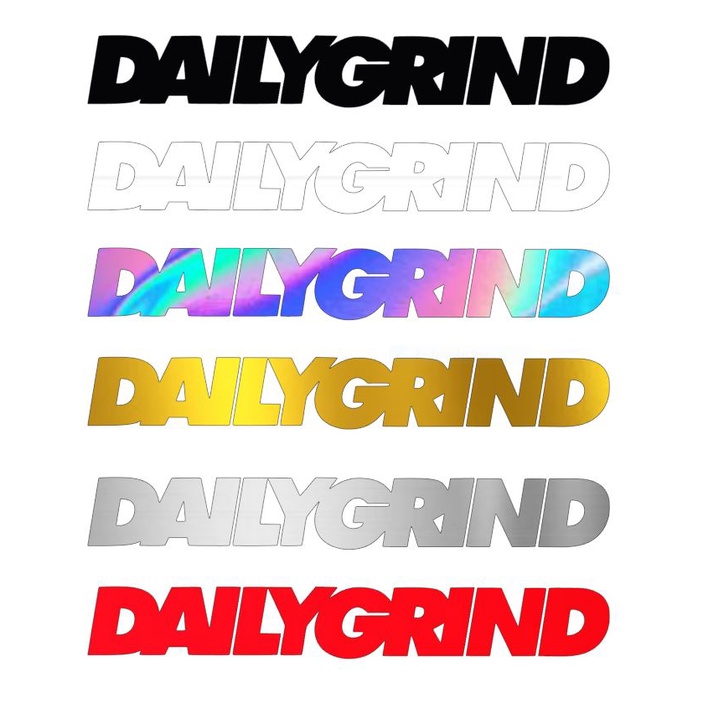 motorcycle sticker decals/ dailygrind/ high quality material/ cut out ...