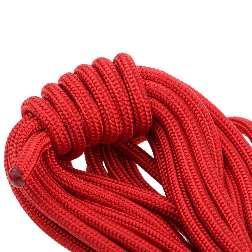 KOKIYAProfessional Survival Rope Climbing Hiking Auxiliary Rope 10M Red ...