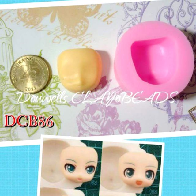 CHIBI FACE SILICONE MOLD FONDANT GUMPASTE POLYNER CLAY | Shopee Philippines