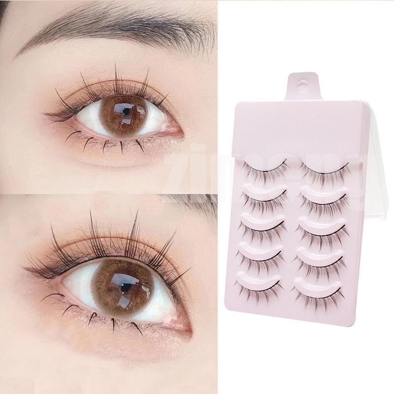 (Ready Stock )5pairs 3D Fairy Princess Comics Eyelashes Lashs Natural ...