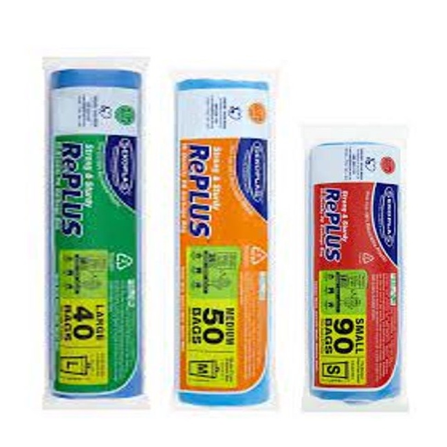 SEKOPLAS Replus HDPE Waste Rubbish Garbage Plastic Bag [S-M-L] Beg ...