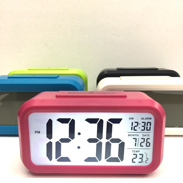 Optically Controlled Liquid Cristal Device Alarm Clock | Shopee Philippines