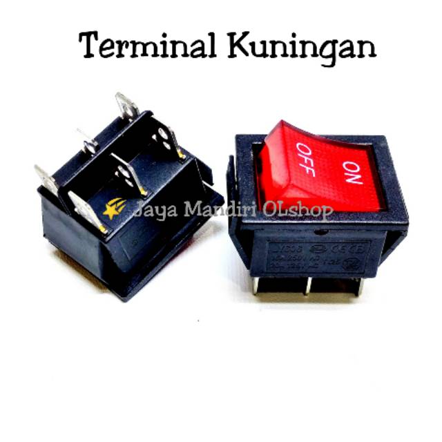 Rocker Switch Big Light Switch 6 Pin On Off Foot 6pin | Shopee Philippines