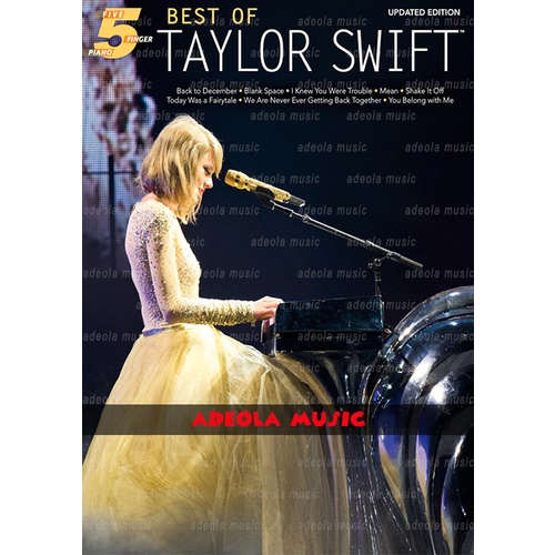 Keyboard Book/Beginner Piano/(PFC-72) BEST OF TAYLOR SWIFT (Updated ...