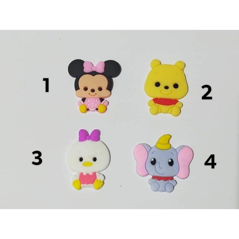 Tsum tsum's character rubber centerpiece per piece | Shopee Philippines