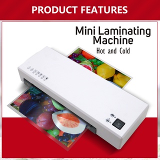 Mini Laminator Laminating Machine A4 Size Fast Pre-Heating can Laminate ...