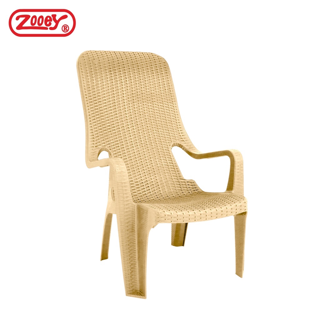 Zooey Tropical High-Back Rattan Chair Stock No. 551 | Shopee Philippines