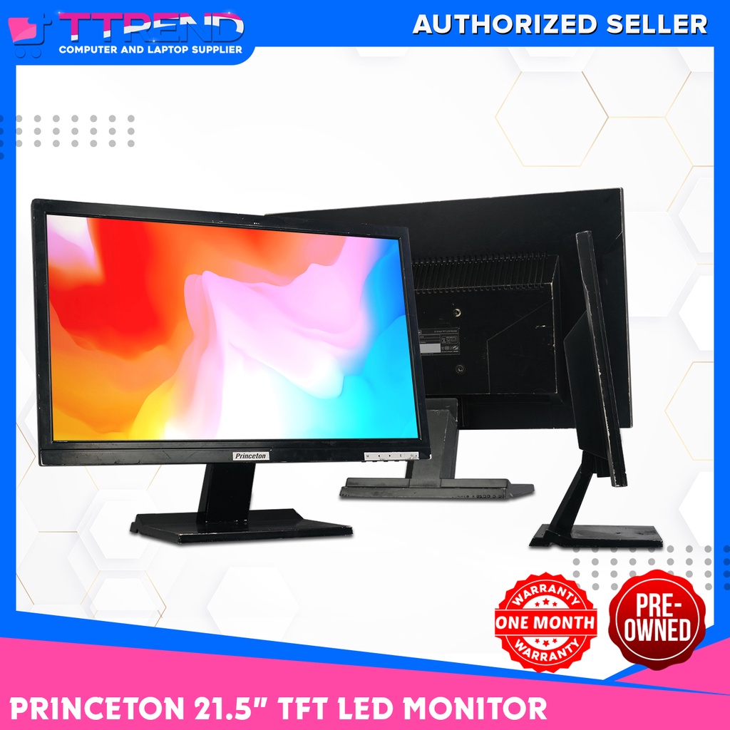 Princeton 22" TFT LED Full HD Monitor RED 1920x1080 1080p | TTREND ...