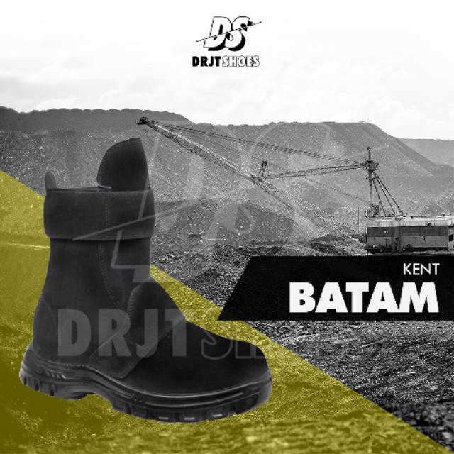 KENT Original» Safety Shoes Potato Batam Rubber (Velcro Boot) | Shopee ...
