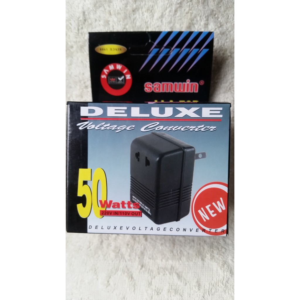 SAMWIN 50W Portable Mini Step Down 220V to 110V Transformer | Shopee ...