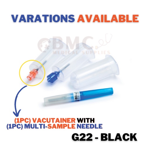 Vacutainer Adapter Only (1PC) and Multi Sample Needle (G21, G22, G23 ...