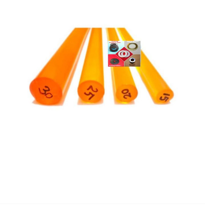 Polyurethene Bar PU Rod Orange 50mm x 10cm | Shopee Philippines