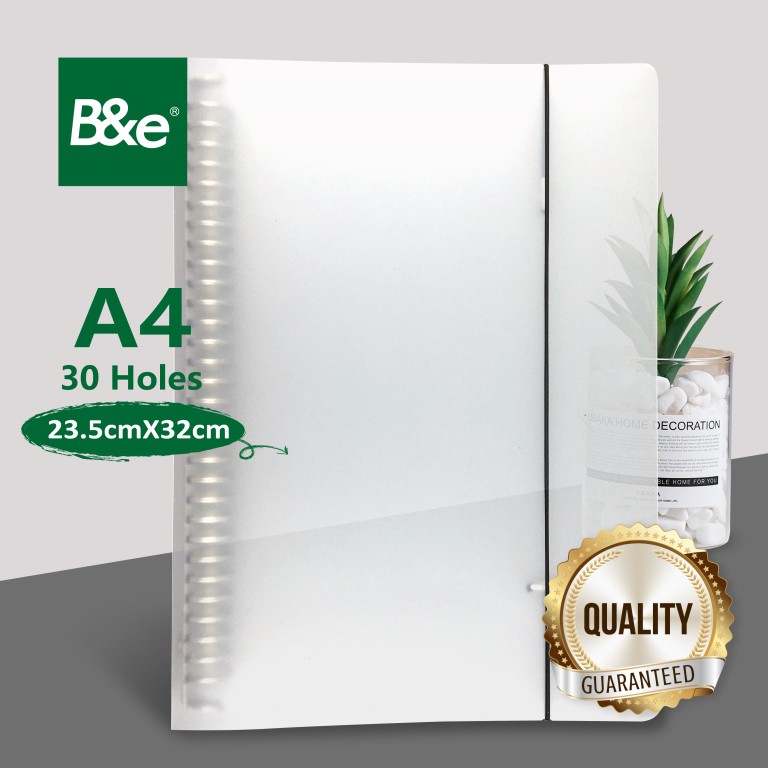 bnesos Stationary School Supplies PP Binder A5/B5/A4 & Refill (Grid ...