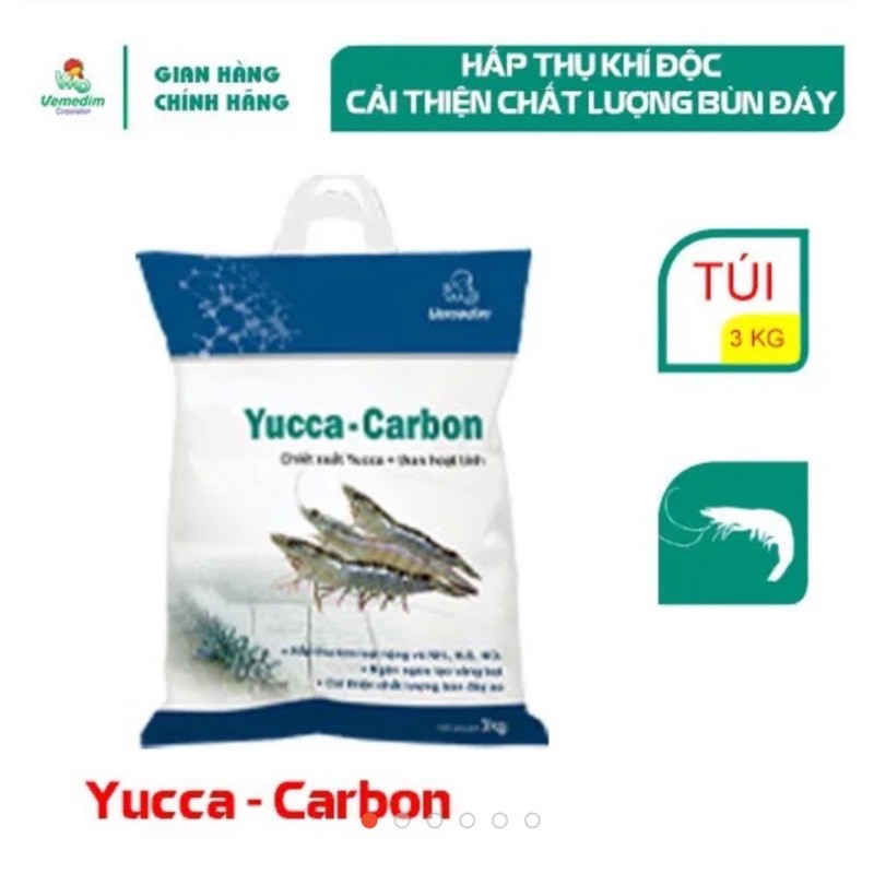 Vemedim Yucca-Carbon Improves the quality of mud in shrimp ponds, 3kg bags | Shopee Philippines