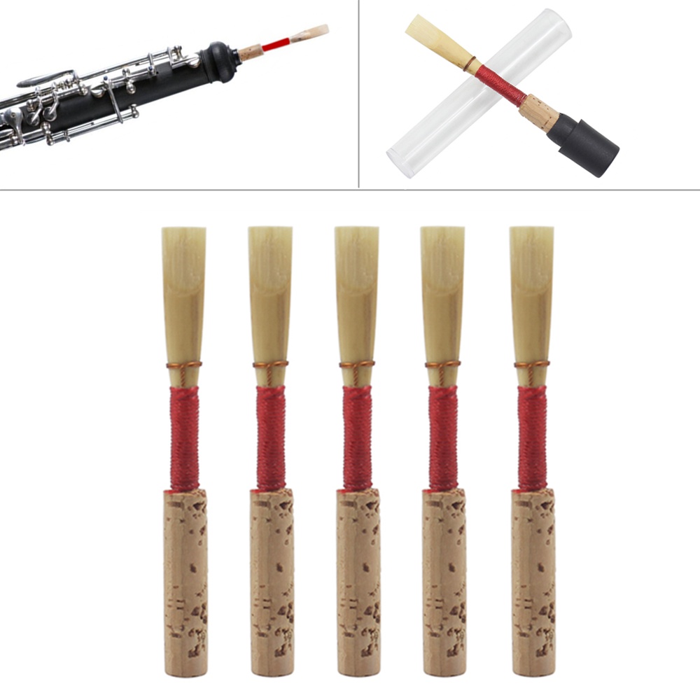 5pcs Professional Oboe Reed Bulrush Oboe Reeds Wind Instrument Parts ...