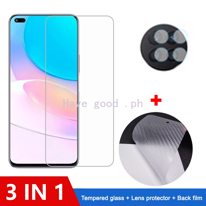 3-in-1 Huawei Nova 8i Tempered Glass Screen Protector Tempered Glass ...
