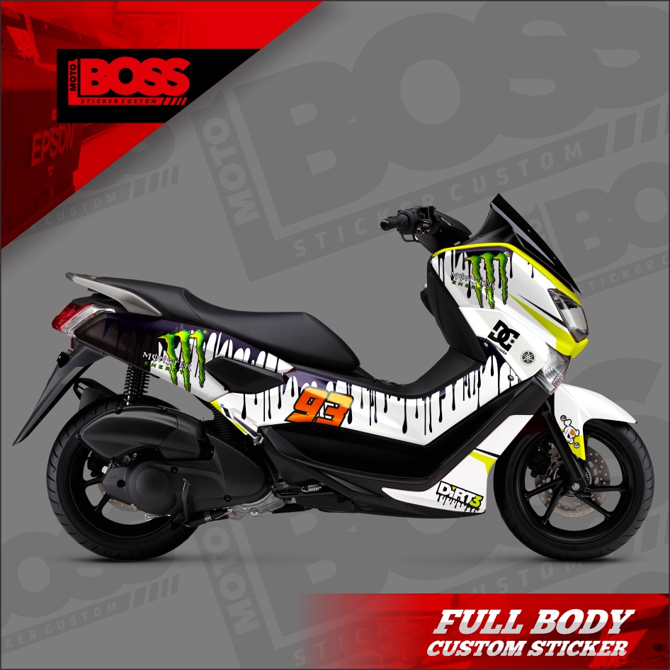 Decal Sticker Sticker Sticker Yamaha Nmax 2016 2017 2018 2019 Full Body ...
