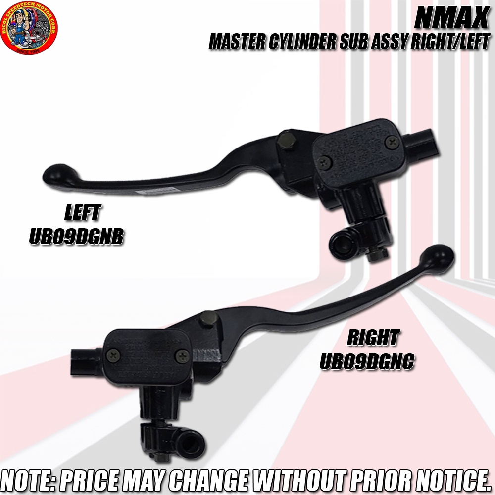 NMAX V1 MASTER CYLINDER SUB ASSY LEFT/RIGHT (UB09DGNB, UB09DGNC ...
