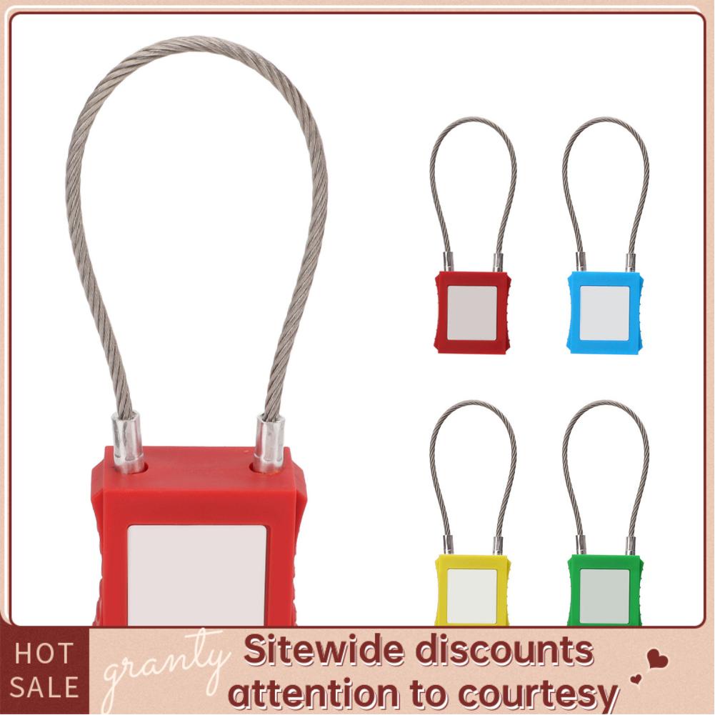 Granty Lockout Tagout Cable Locks 85mm Shackle Steel Safety Padlock ...