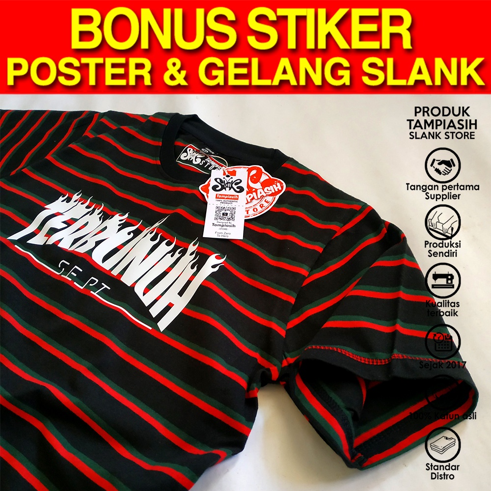 Killed SEPI - STRIPE - Short Sleeve - 100% ORIGINAL MADE IN - BAJU KAOS ...