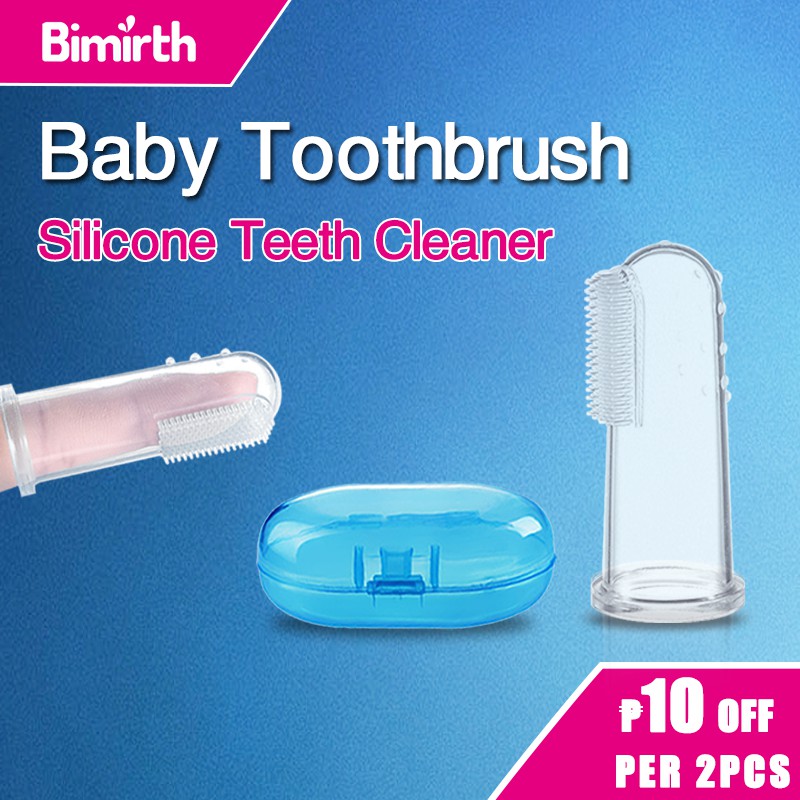 Newborn Oral Care BabyTeether/ Infant Toothbrush Handles Silicone Teeth ...
