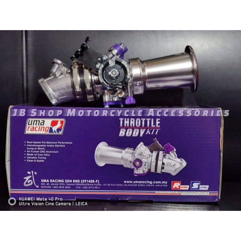 UMA RACING THROTTLE BODY KIT FOR SNIPER 150 | Shopee Philippines