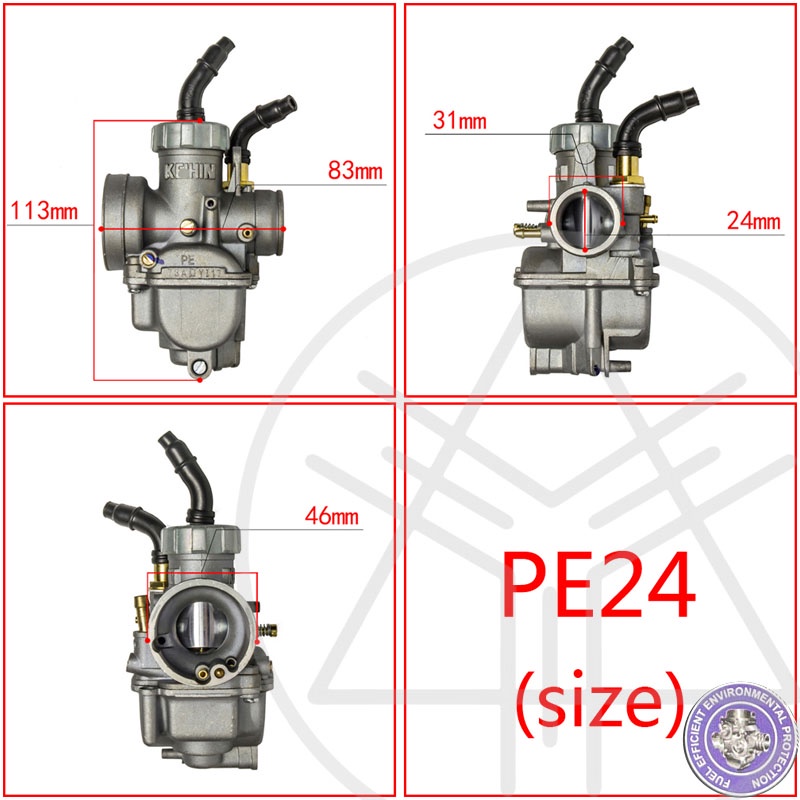 ⭐️Keihin Carburator PE24/PE26/PE28/PE30 24MM/26MM/28MM/30MM Carburator ...