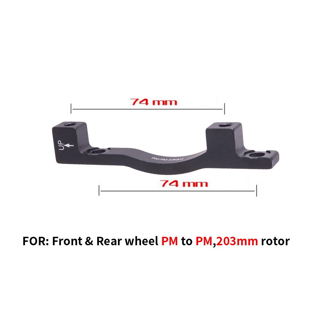 ZTTO MTB Bicycle Disc Brake Mount Adapter Bracket IS PM To PM Spacer ...