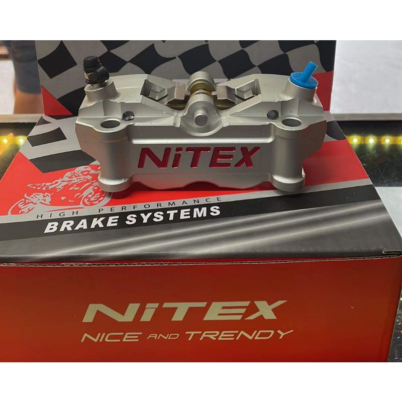 NITEX CALIPER (1 PC) 4 PISTON FOR MVR1 DUAL DISC INVERTED FRONT SHOCK ...