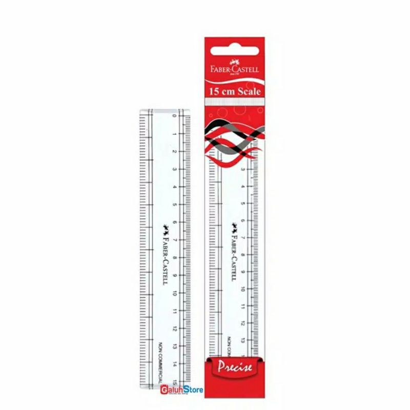 Faber-castell 15cm Transparent Ruler / Scalp (pcs) | Shopee Philippines