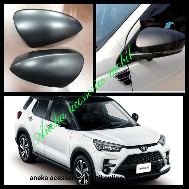 Toyota Raize 2021 Rear View Mirror Cover Black matte | Shopee Philippines