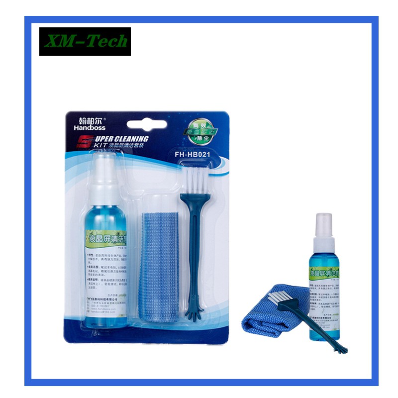 【XMT】Handboss 3 in 1 Screen Cleaner Kit Screen Cleaning Kit for PC, TV ...