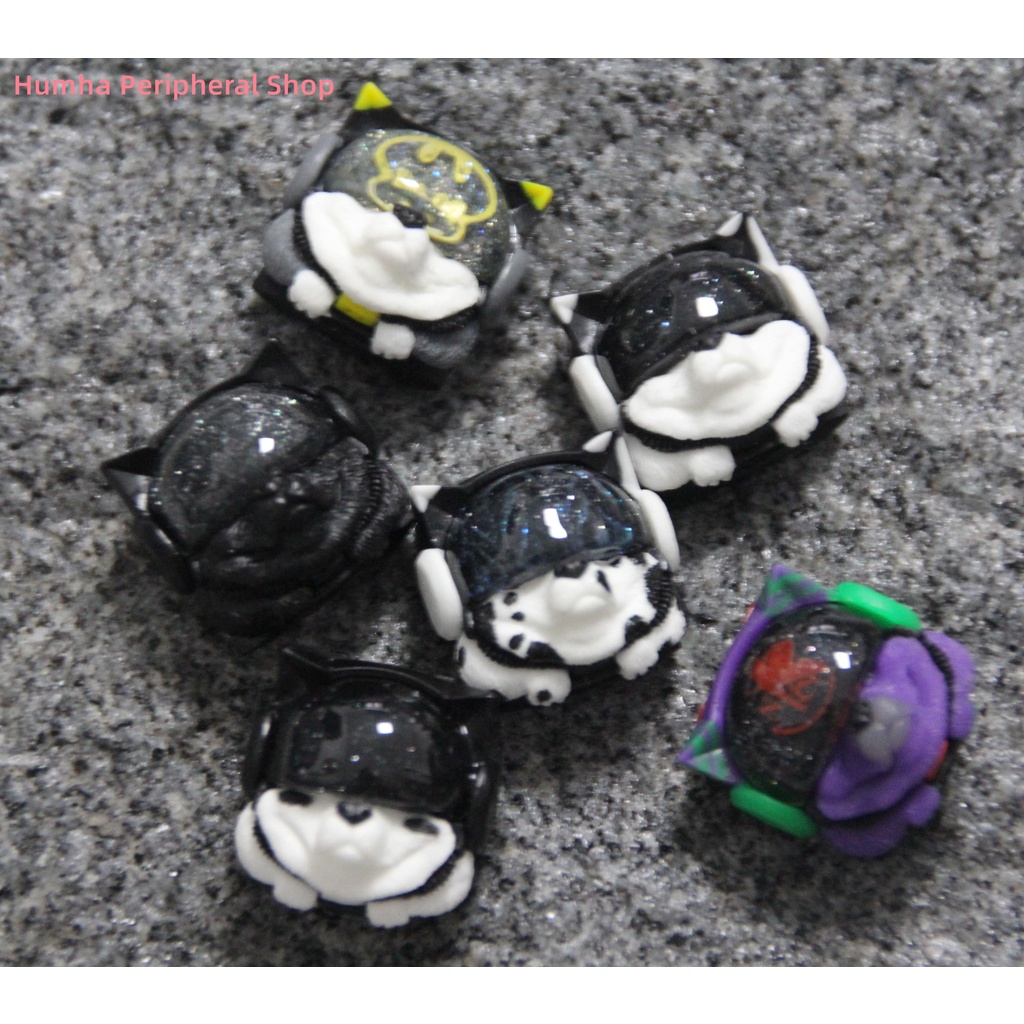 Artisan keycap Space dog keycaps Hand made Resin keycap mechanical ...