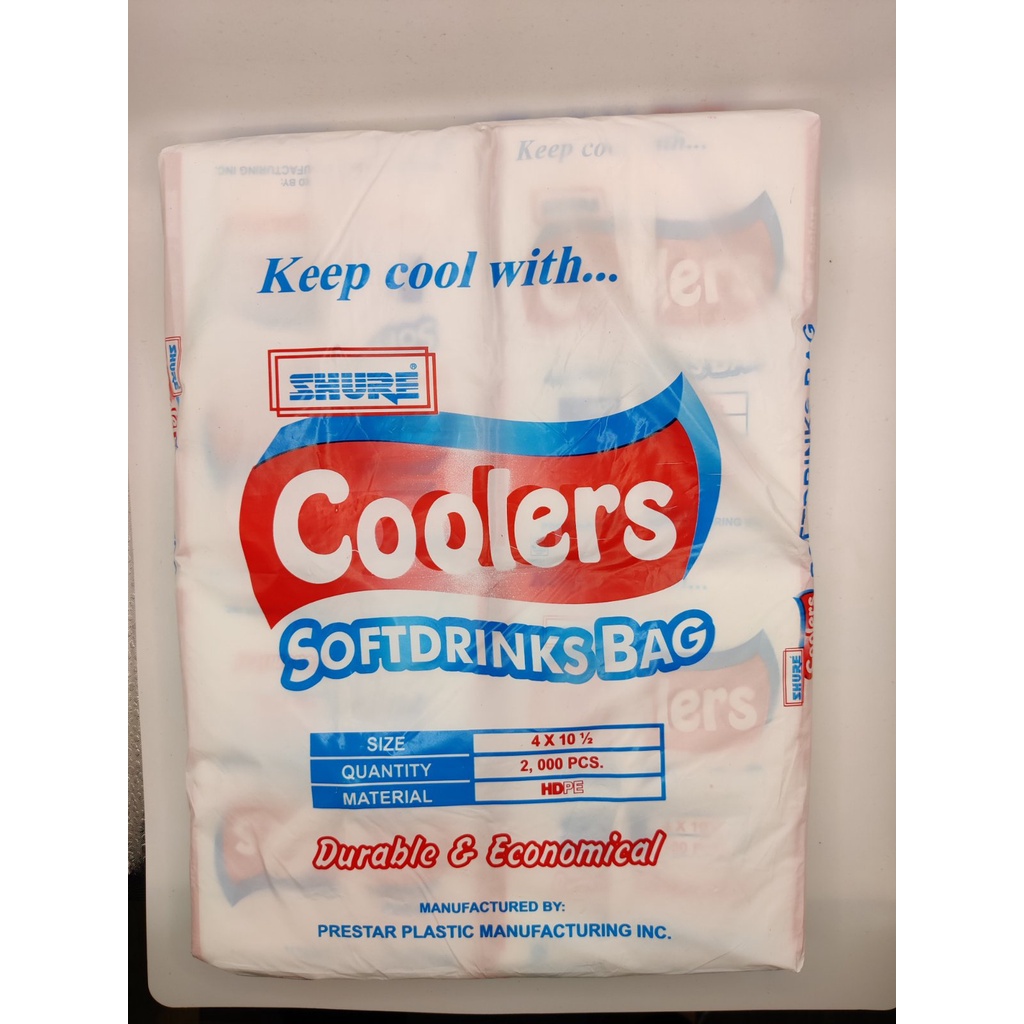 Coolers Softdrinks Bag SOLD PER REAM/PACK | Shopee Philippines