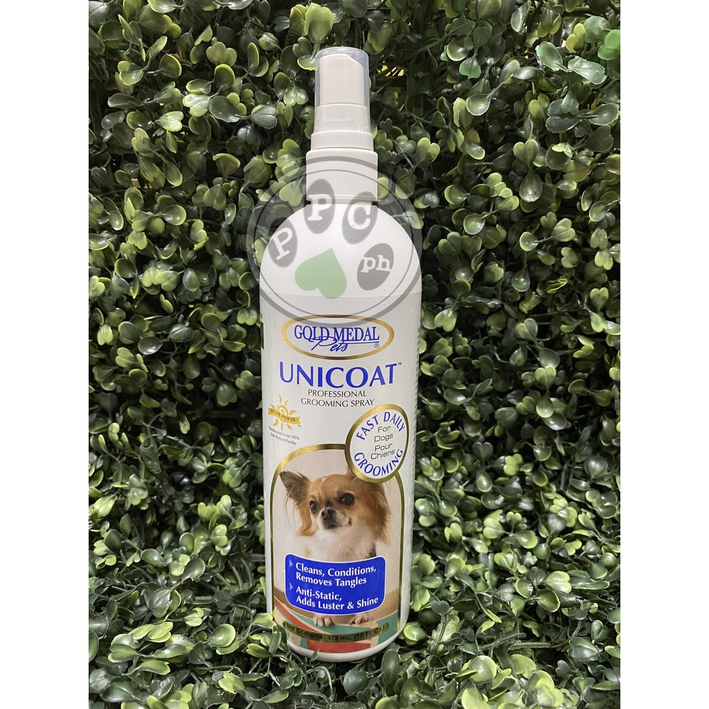 Gold Medal Unicoat Professional Grooming Dog Spray 473ml | Shopee ...