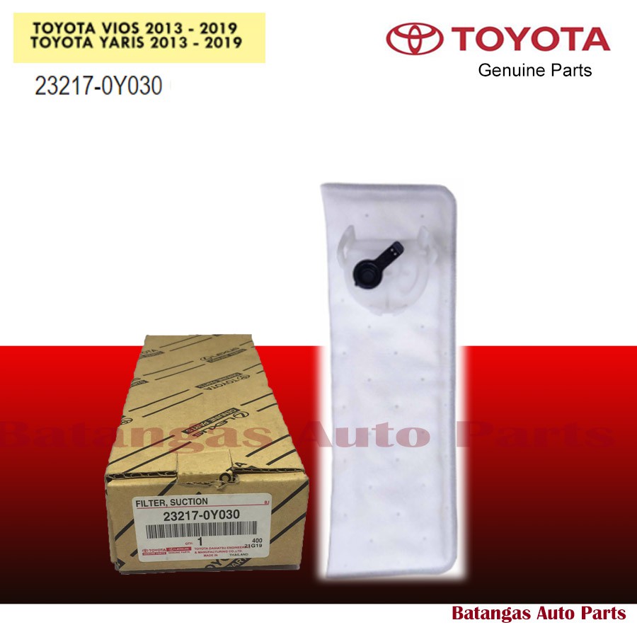GENUINE TOYOTA FUEL PUMP FILTER 23217-0Y030 for VIOS / YARIS 2013-2019 ...