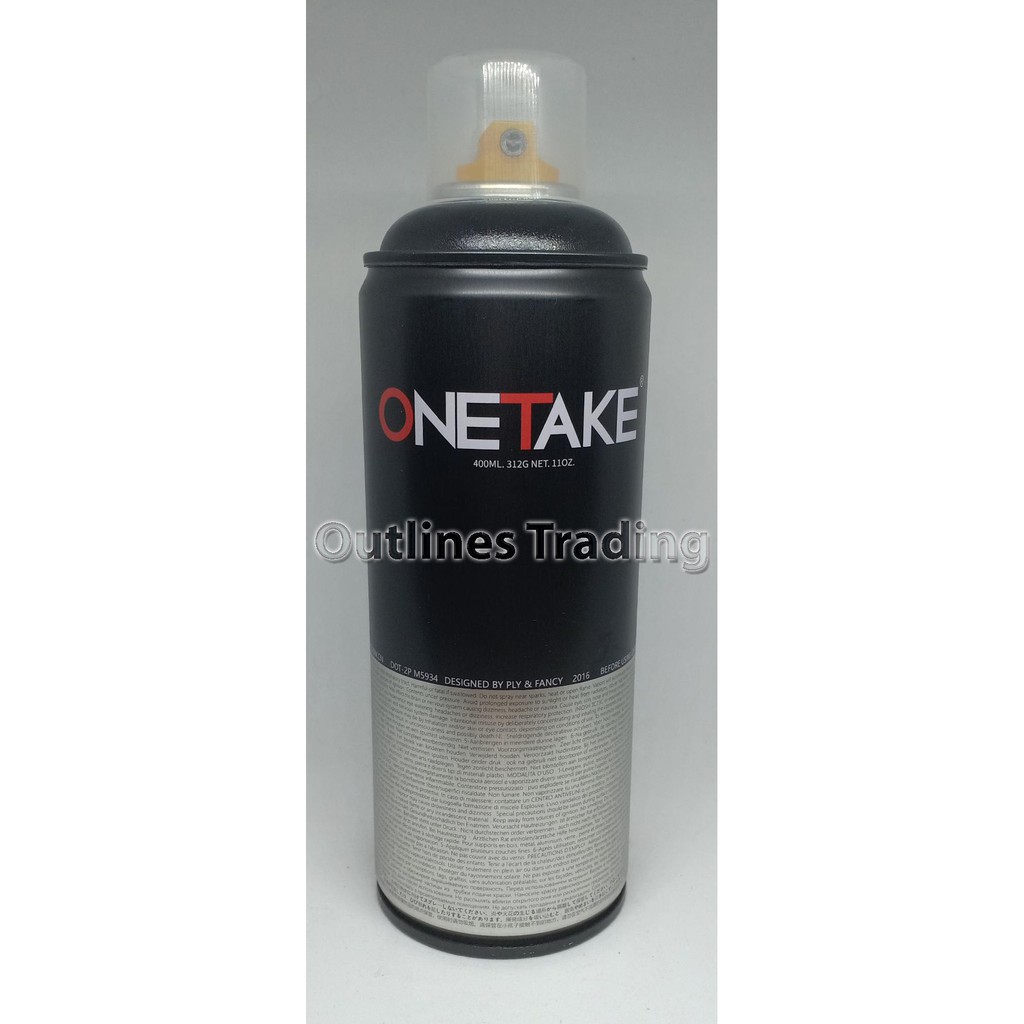 One Take Spray Paint (Gloss Black 000-4) | Shopee Philippines