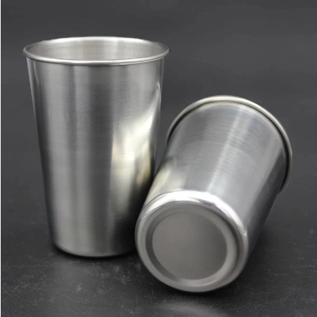 1pc Stainless Steel Metal Cup Drinking Cup 200ml | Shopee Philippines