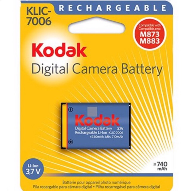 Kodak KLIC-7006 7006 battery for M5350 M23 M522 M532 M552 M580 Camera ...