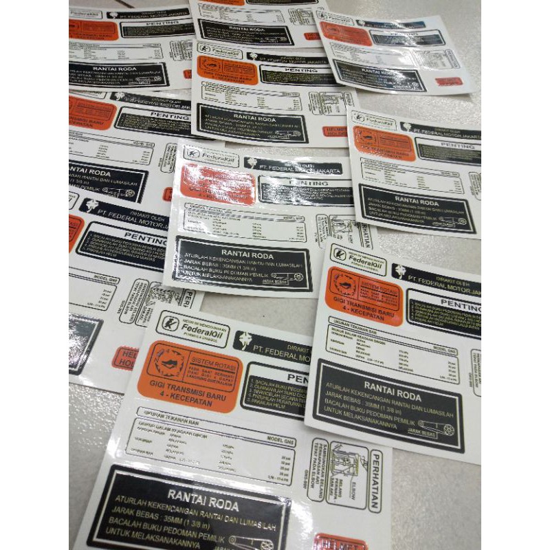 Honda Grand Prima Star Detail Stickers | Shopee Philippines