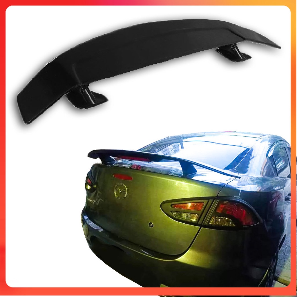 WY-010 MAZDA 2 Car Sedan Universal Spoiler Wing With Brake Lamp ...