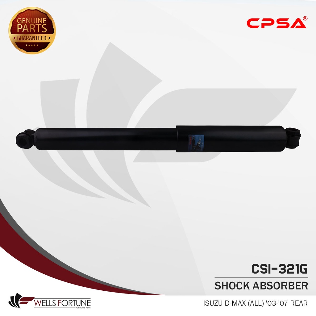 ISUZU D-MAX 4X4 2003 - 2013 REAR 344422 CPSA SHOCK ABSORBER GAS TYPE ...